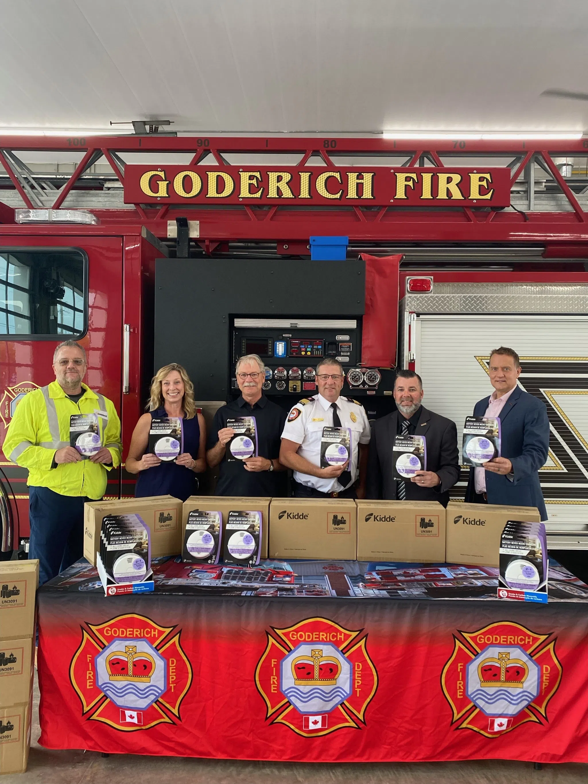 Goderich Receives 162 Smoke, Carbon Monoxide Detectors For Vulnerable ...