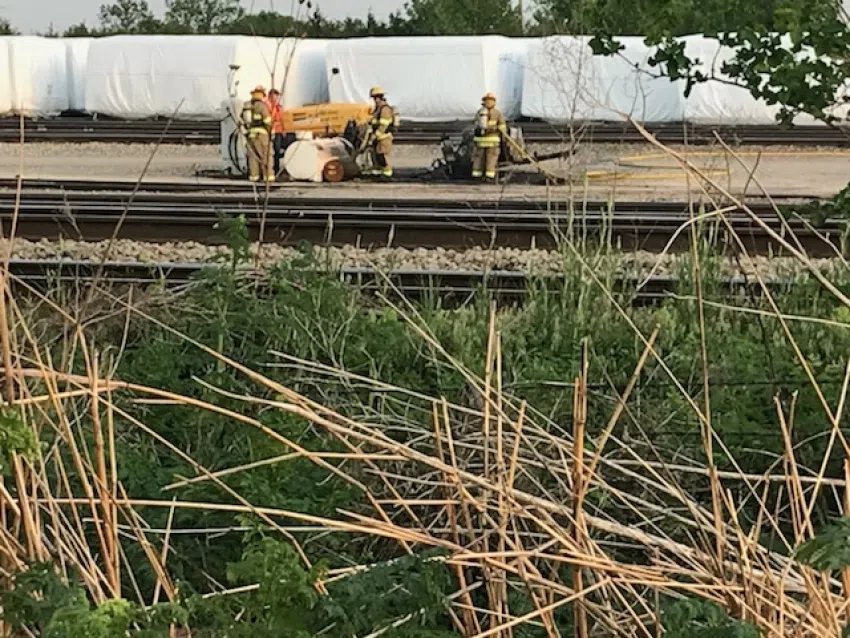 Fire destroys air compressor | KVOE