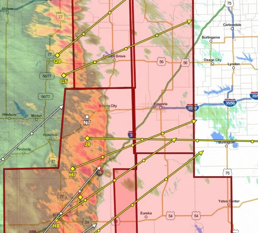 Strong storms moving again across KVOE listening area | KVOE