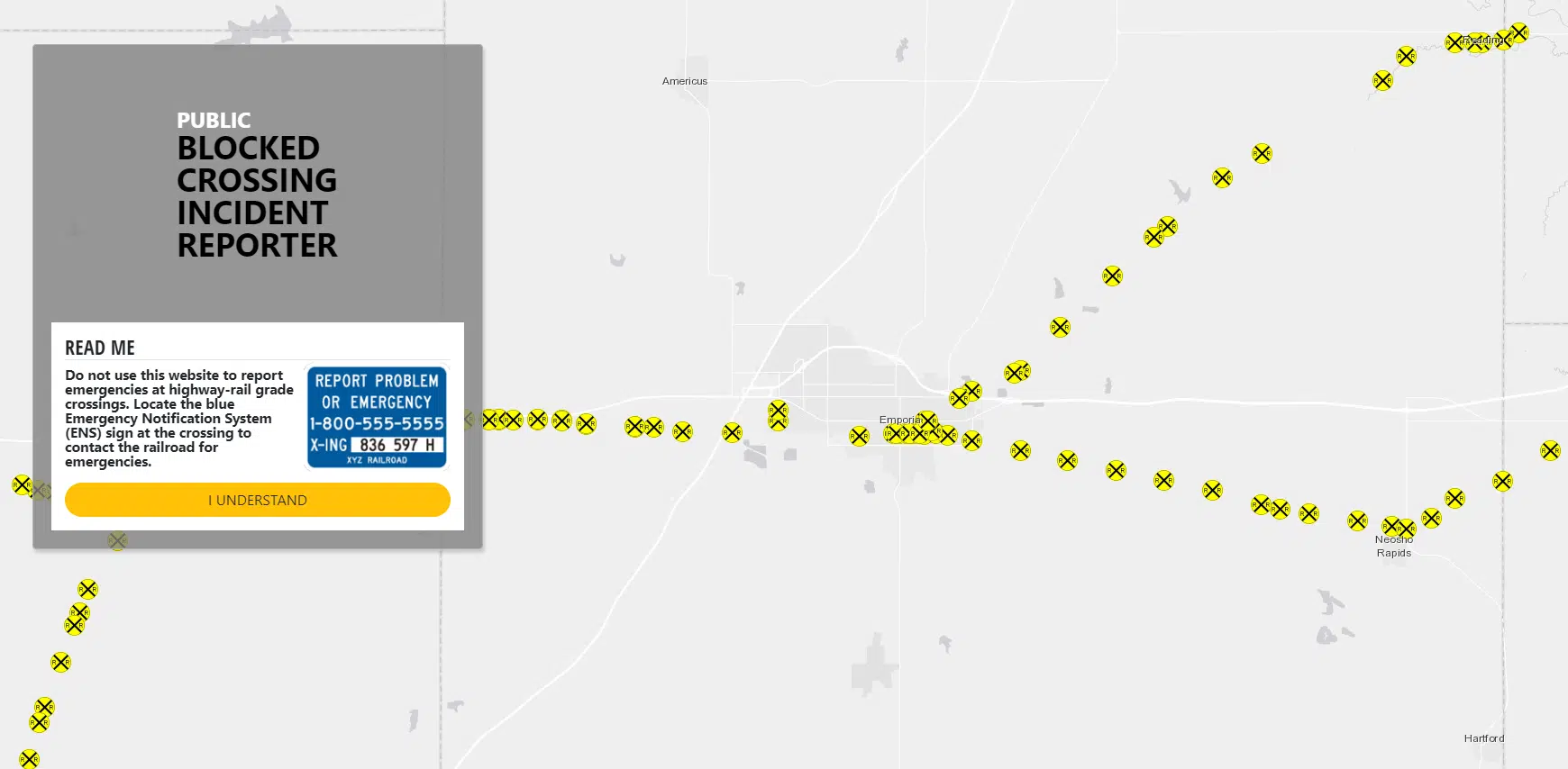 New federal website lets residents report railroad crossing blockages ...