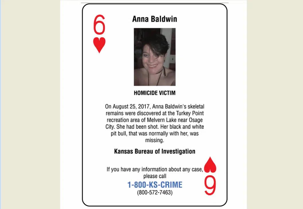 Department of Corrections, KBI announce new Cold Case playing card set ...
