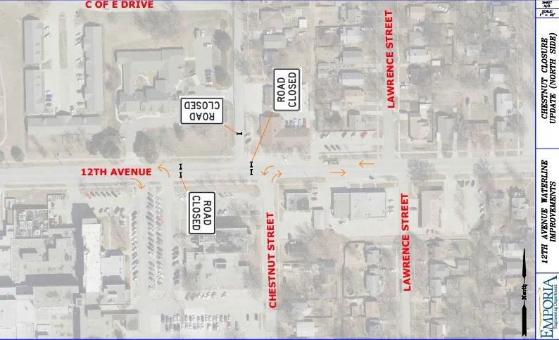 Southbound traffic restored at 12th and Chestnut | KVOE