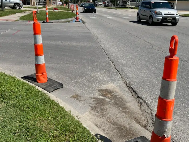 Emporia’s West Highway 50 repaving project adds another component | KVOE