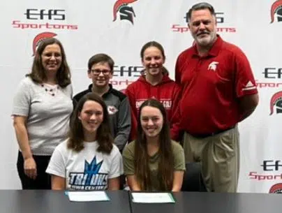 Emporia Highs Avary and Olivia Eckert sign letters of Intent | KVOE
