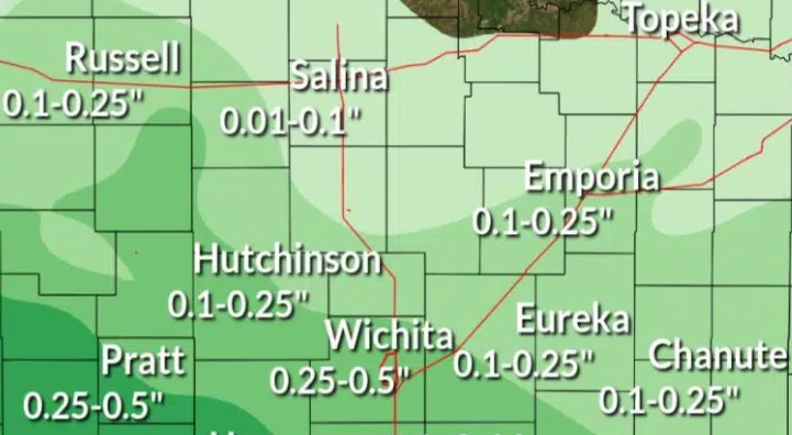 WEATHER: Light to moderate rain possible into early Friday afternoon | KVOE