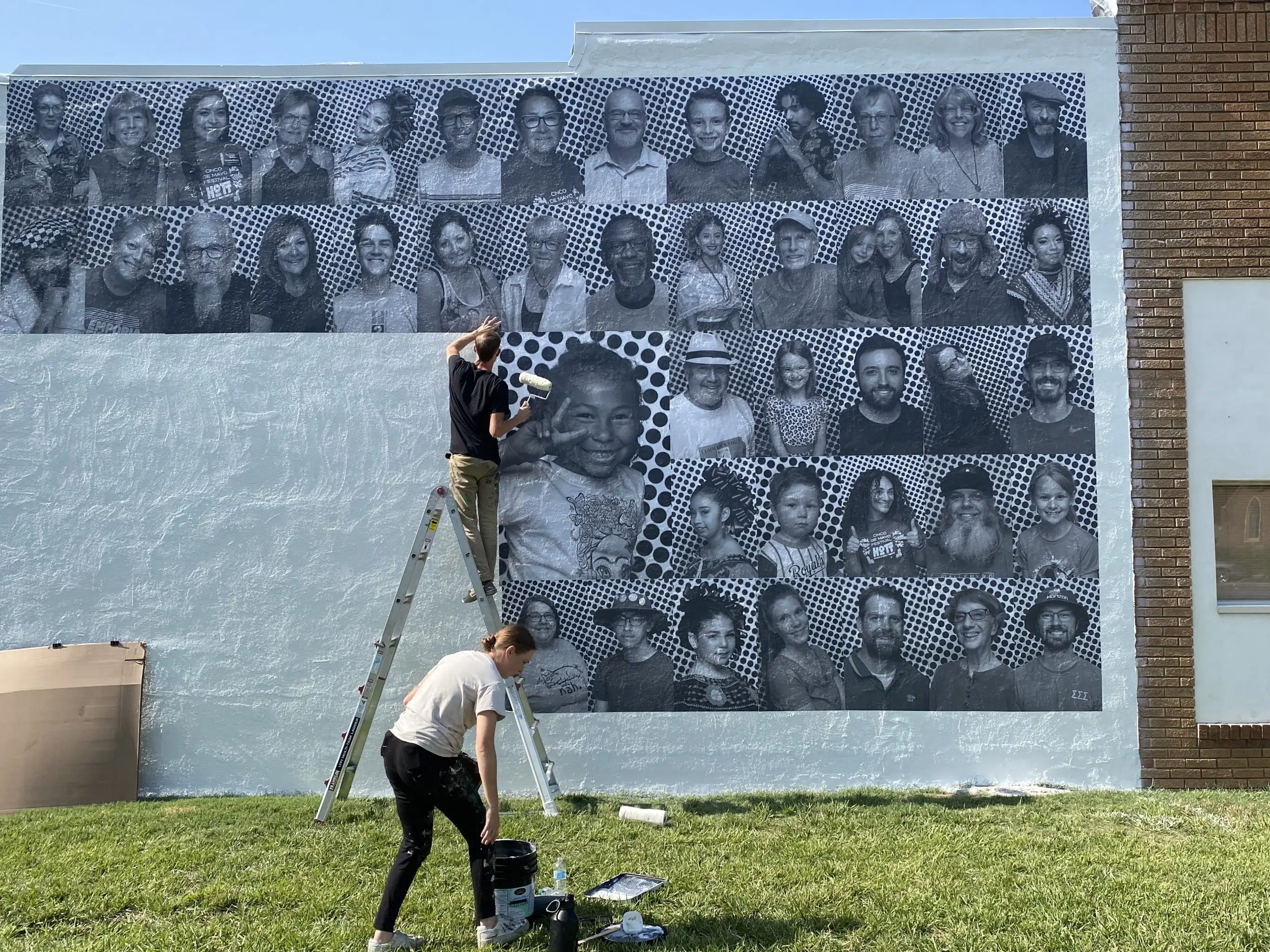 Faces of Emporia Community Portrait Mural becomes a part of downtown ...