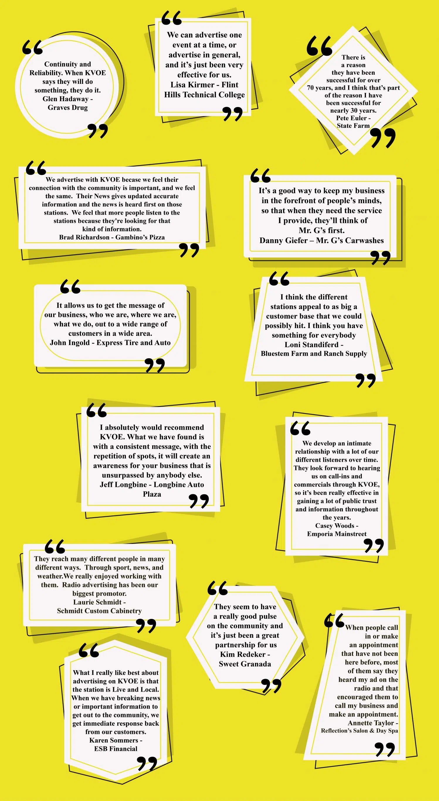 Advertise With Us | KVOE