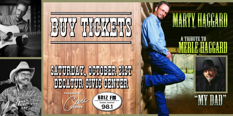 “My Dad, A Tribute To Merle Haggard” – Marty Haggard | Decatur Radio