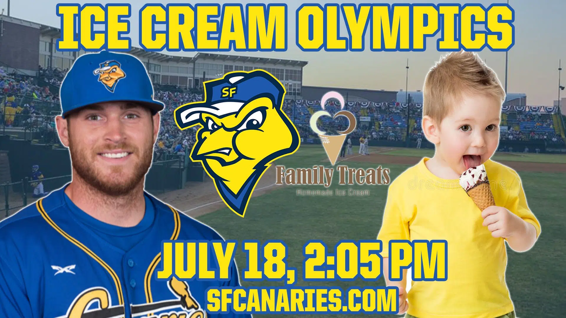 Celebrate Ice Cream Day with the Canaries | Sports Radio KWSN