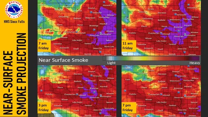 UPDATE: Wildfire smoke will likely stick around much of Friday | Sports ...
