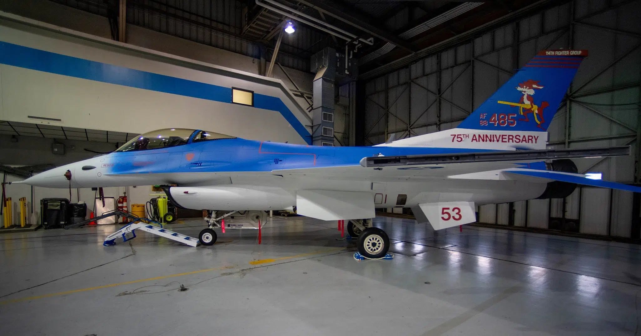 Historically painted F-16 commemorates 75 years of aviation heritage ...