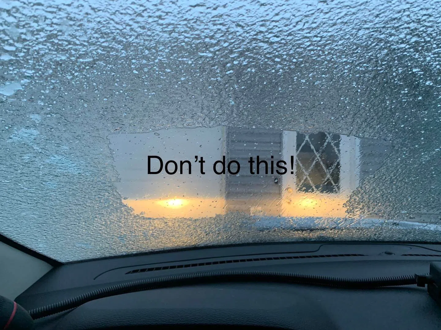 A suggestion for better vehicle window scraping, from the S.D. Highway ...