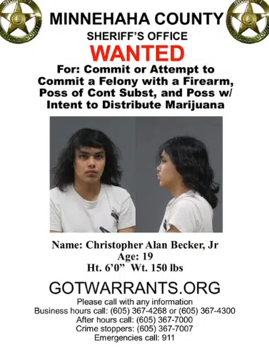 Minnehaha County Sheriff searching for bad boy | KTWB Big Country 92.5