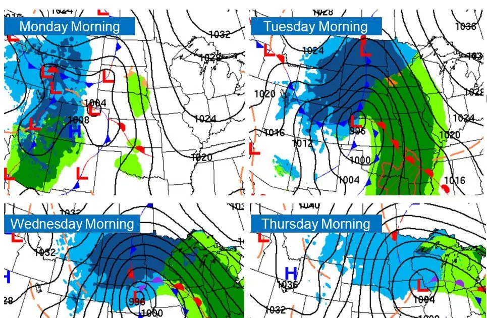 Another major system to impact KELO listening area next week; flooding ...
