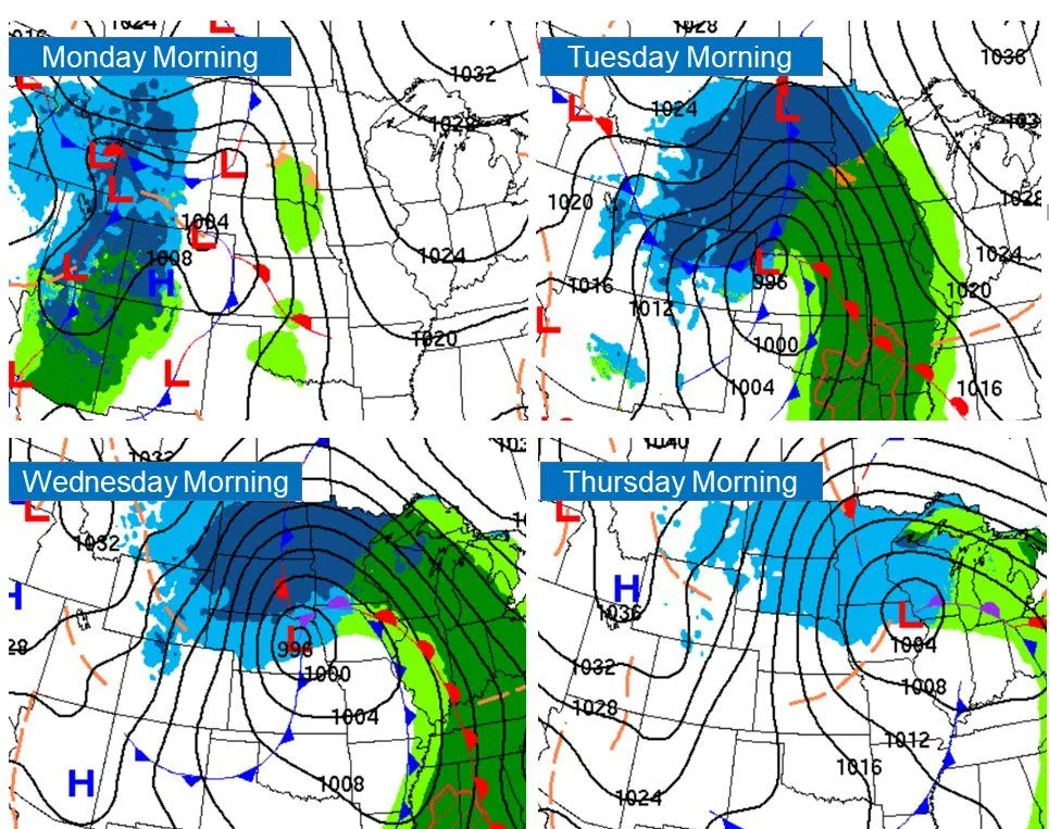 Another major system to impact KELO listening area next week; flooding ...