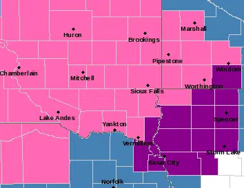Warnings now posted for the first winter storm of 2023 | KELO-AM
