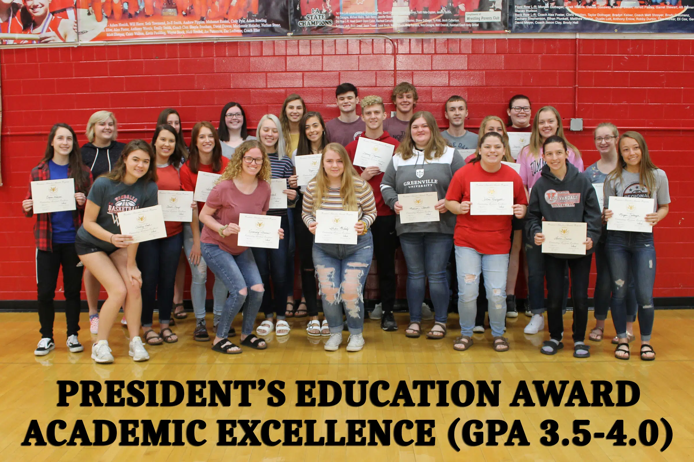 President’s Education Award Academic Excellence | Vandalia Radio