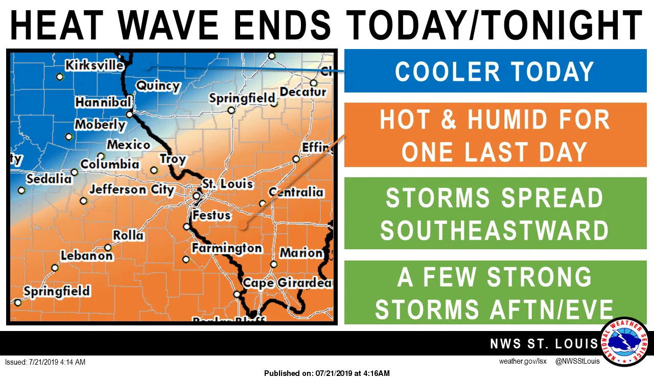 One more day for the Heat Wave here, could see severe storms this ...