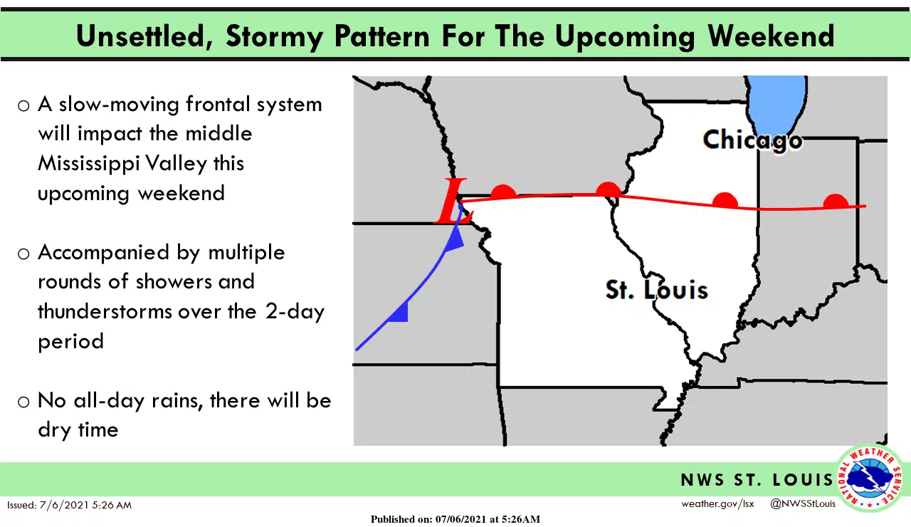 Sunny & Warm today–More unsettled weather pattern for the rest of this ...