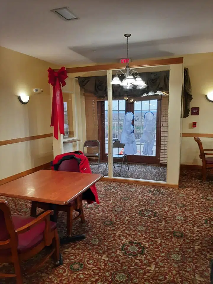 Courtyard Estates of Sullivan Introduces “Hugging Booth” | MyRadioLink.com