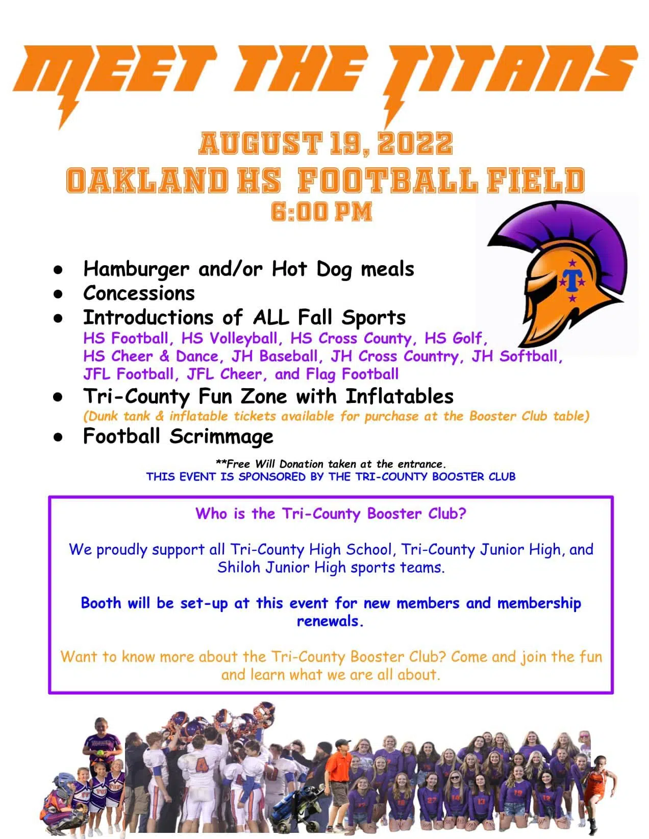 Meet the Tri County Titans Set for August 19, 2022 | MyRadioLink.com