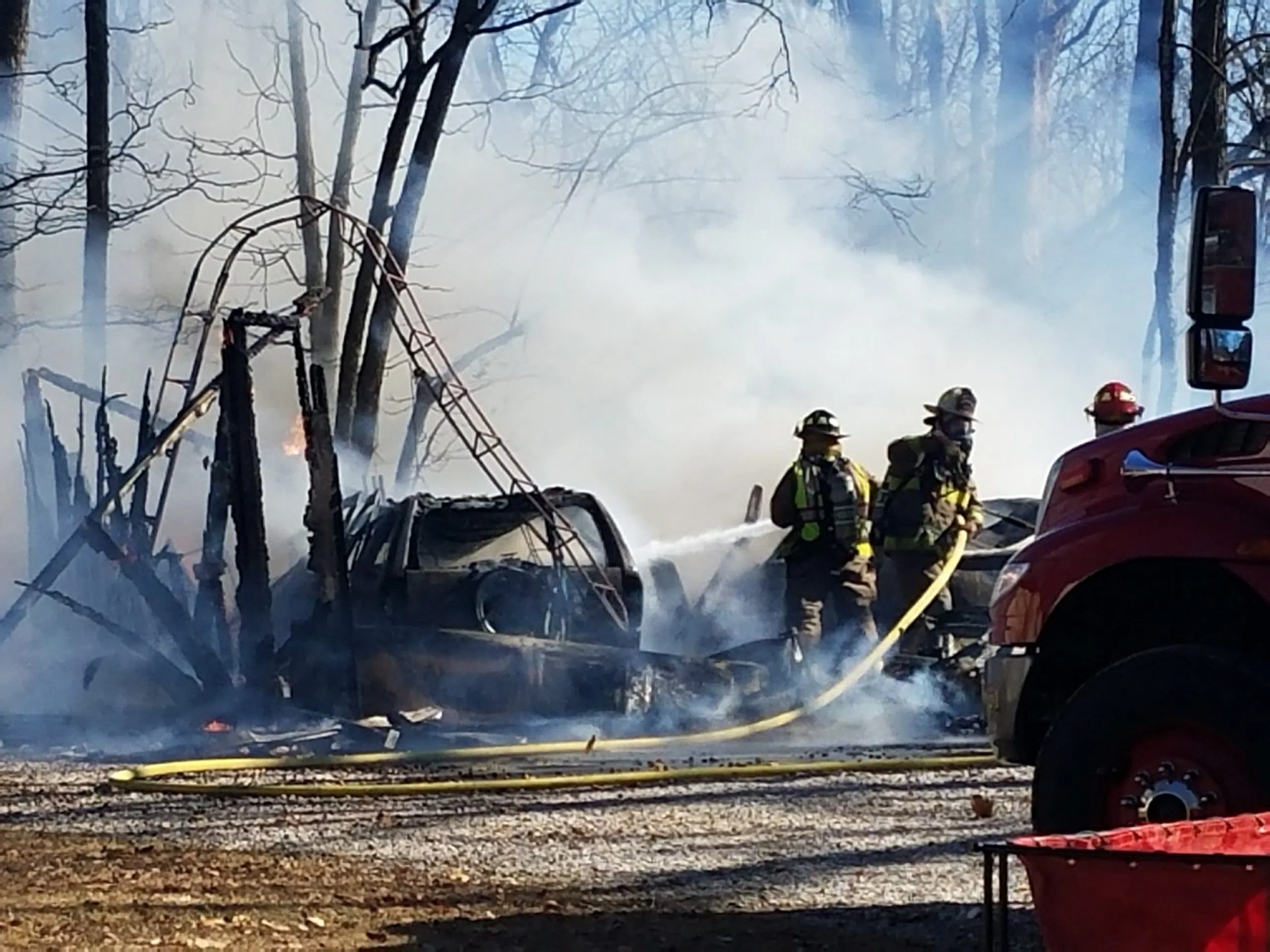 Fire Engulfs Garage at a Watson Residence | Effingham Radio
