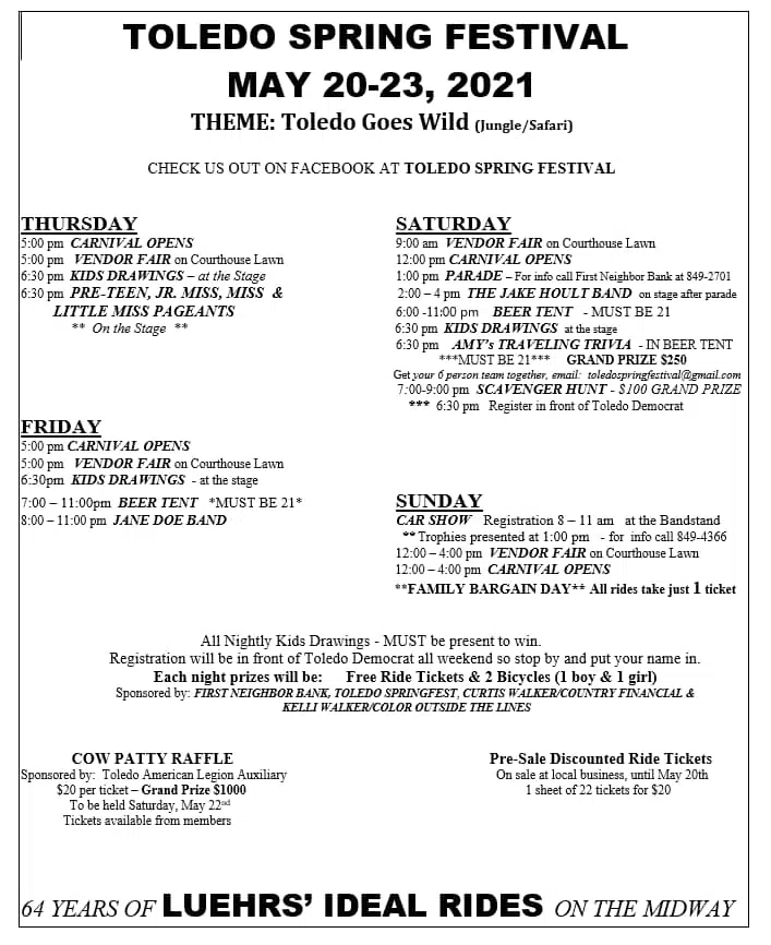 Toledo Spring Festival | Effingham Radio