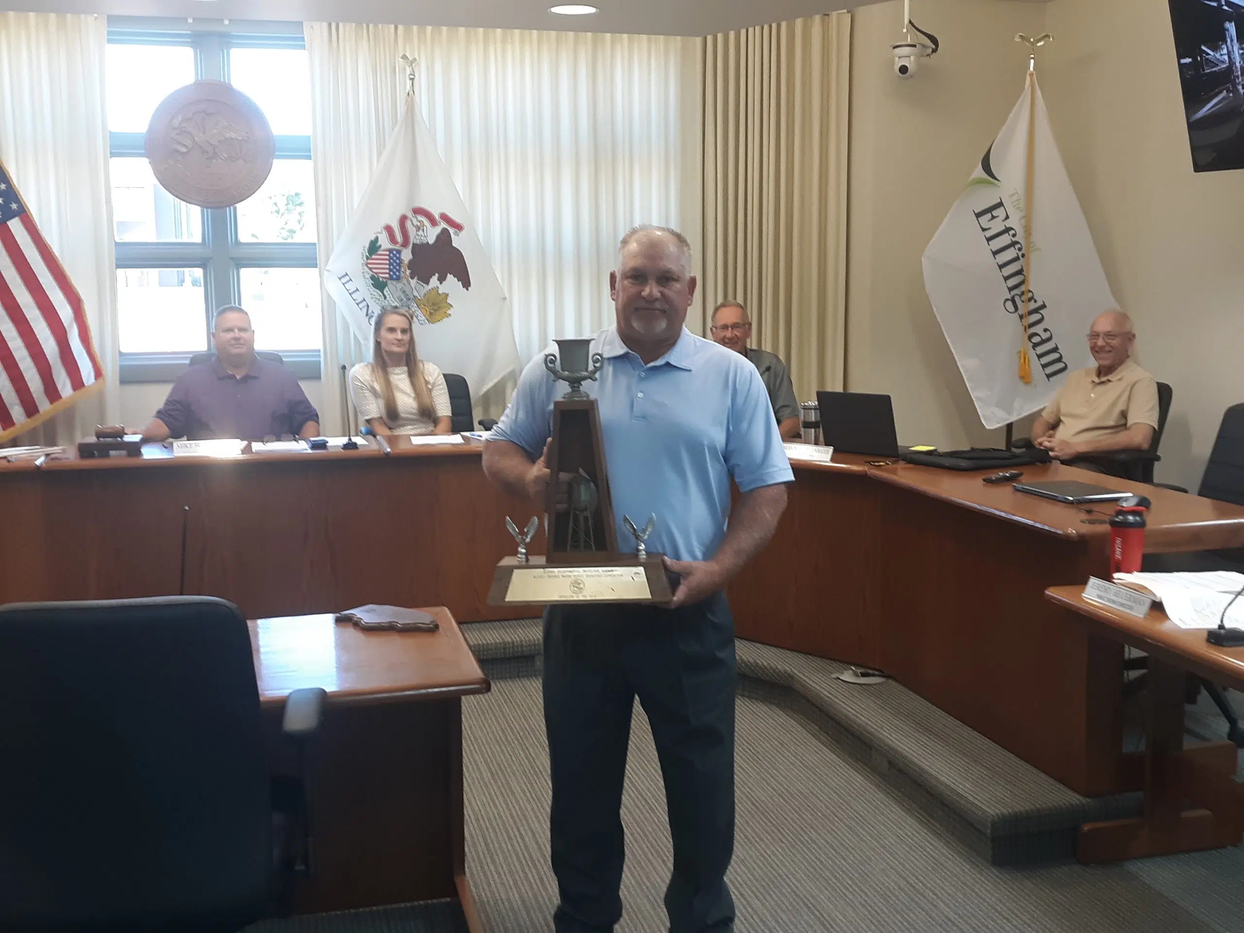 City Council Presents Surface Water Operator Of The Year Award To Mike ...