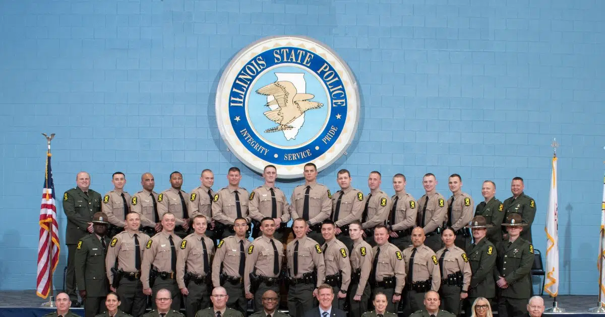 Illinois State Police Welcomes New Troopers With Cadet Class 140 ...