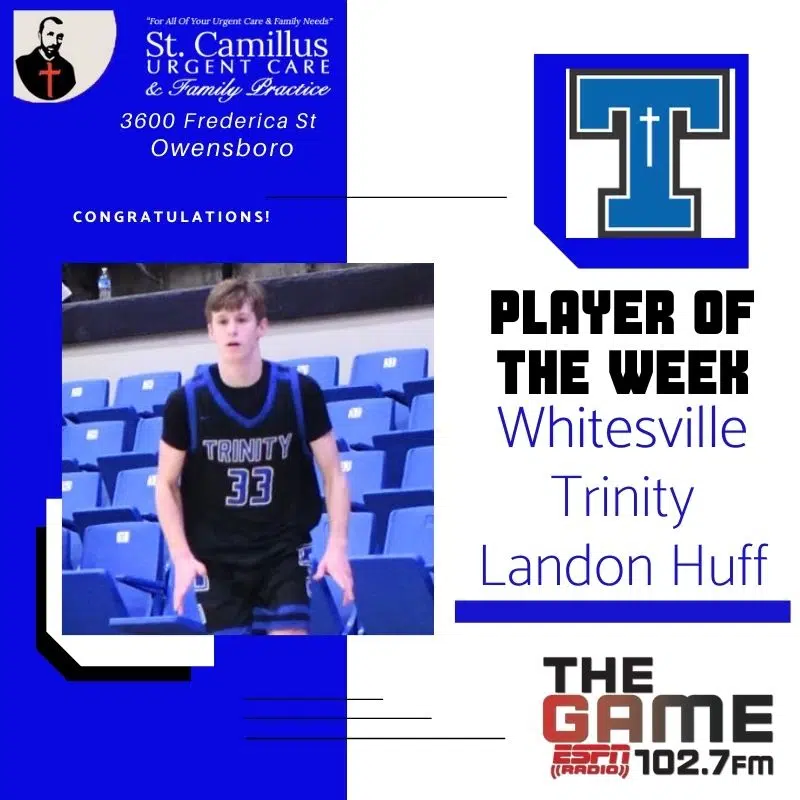 Landon Huff named ESPN Owensboro Whitesville Trinity Raider of the week ...