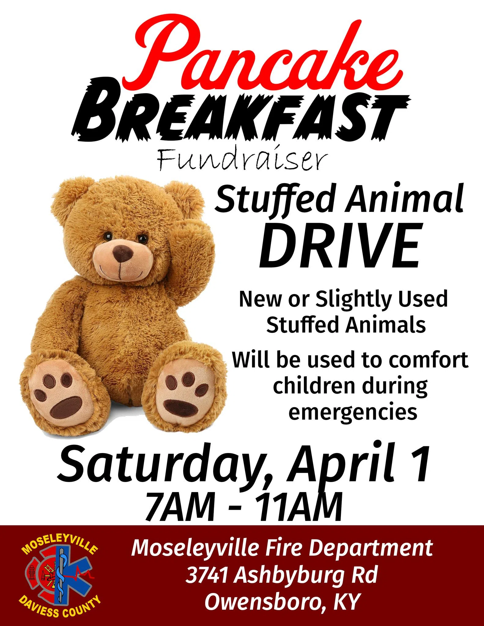Moseleyville Volunteer Fire Department Hosting Pancake Breakfast and ...