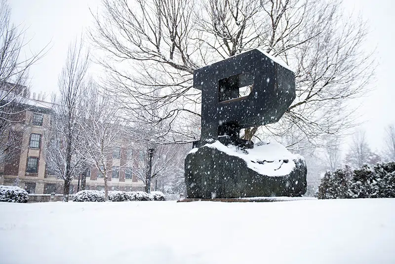 Purdue Campus Winter