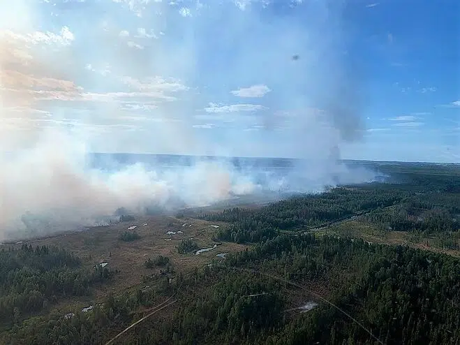 Wildfire Raging in Yellowhead County | XM 105