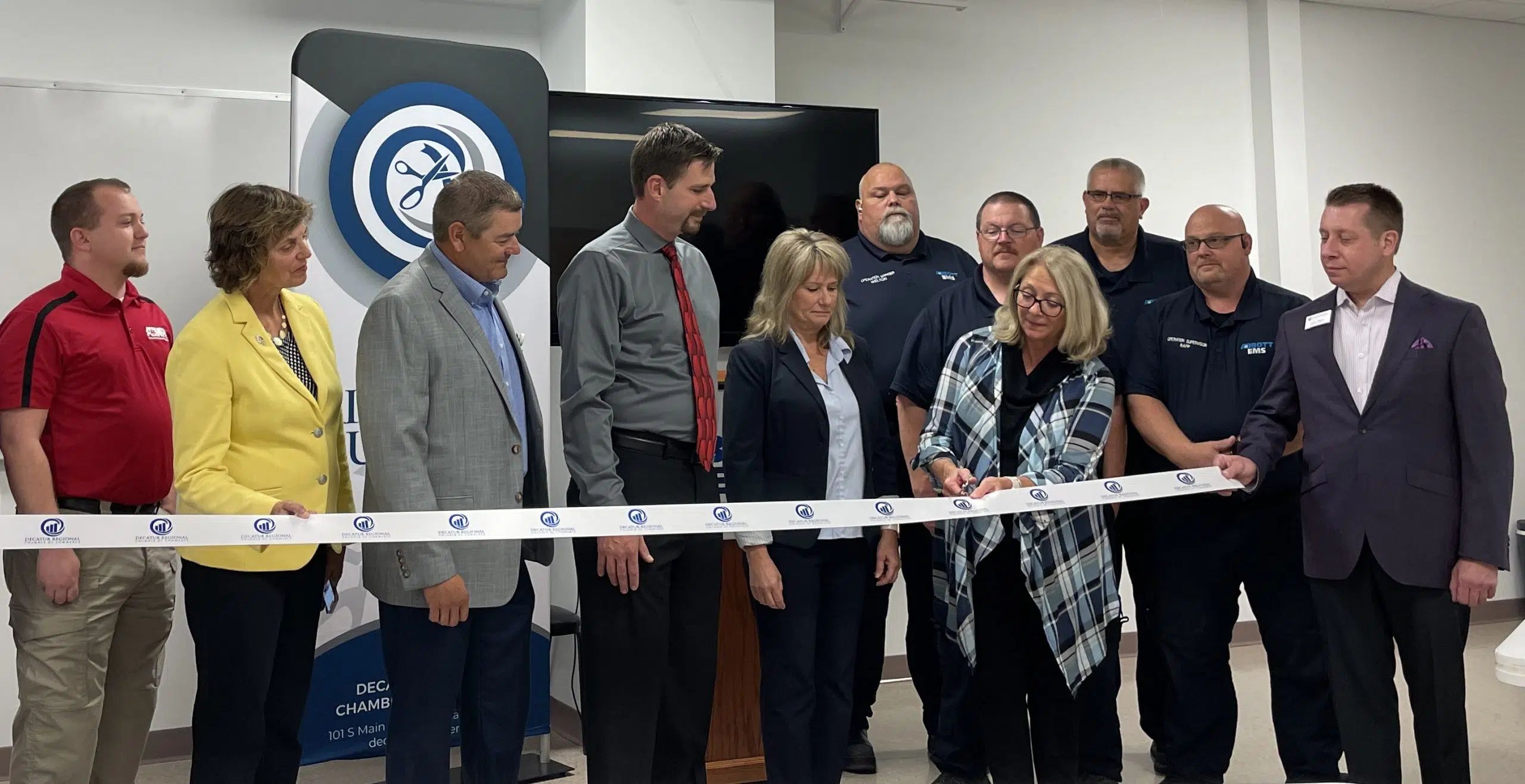 The Chamber of Commerce welcomes Abbott EMS with a ribbon cutting ...
