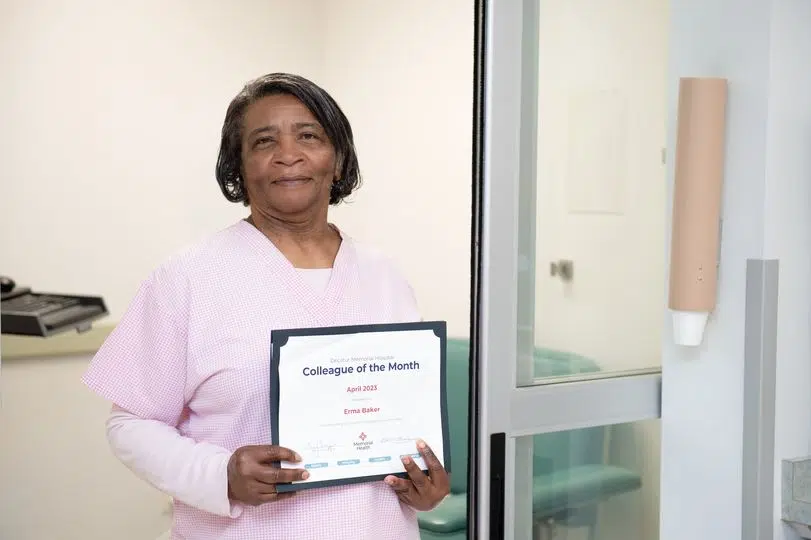 Baker Named April Colleague of the Month for Decatur Memorial Hospital ...
