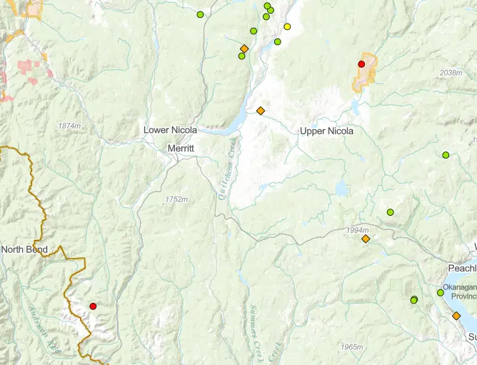 Wildfire near Brenda Mine triggers evacuation alert | Q101