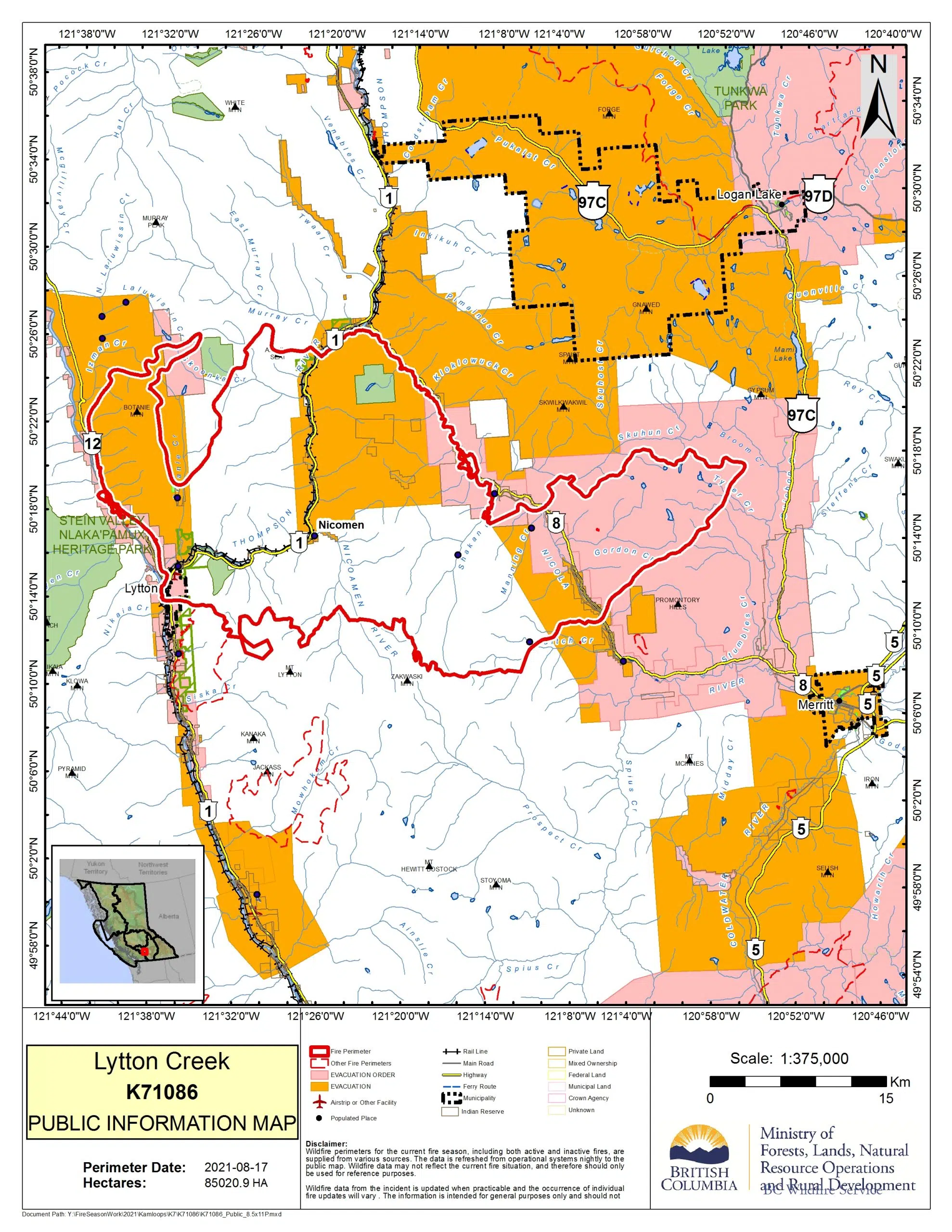No growth on southeast side of Lytton fire | Q101