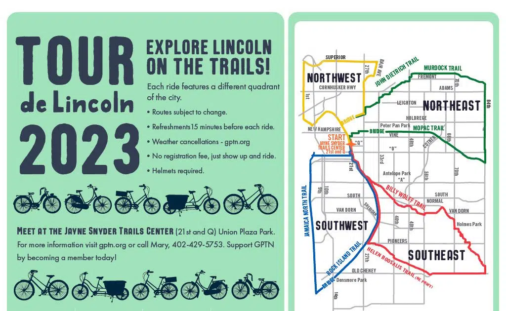 Tour de Lincoln 2023: May Celebration of City Bike Trails | 105.3 The ...