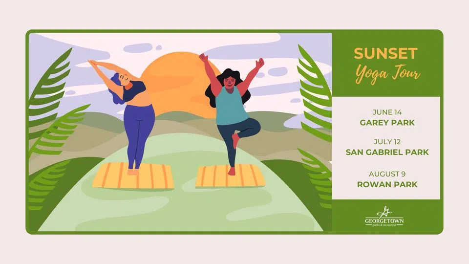 Sunset Yoga Tour: Garey Park | Hello Georgetown