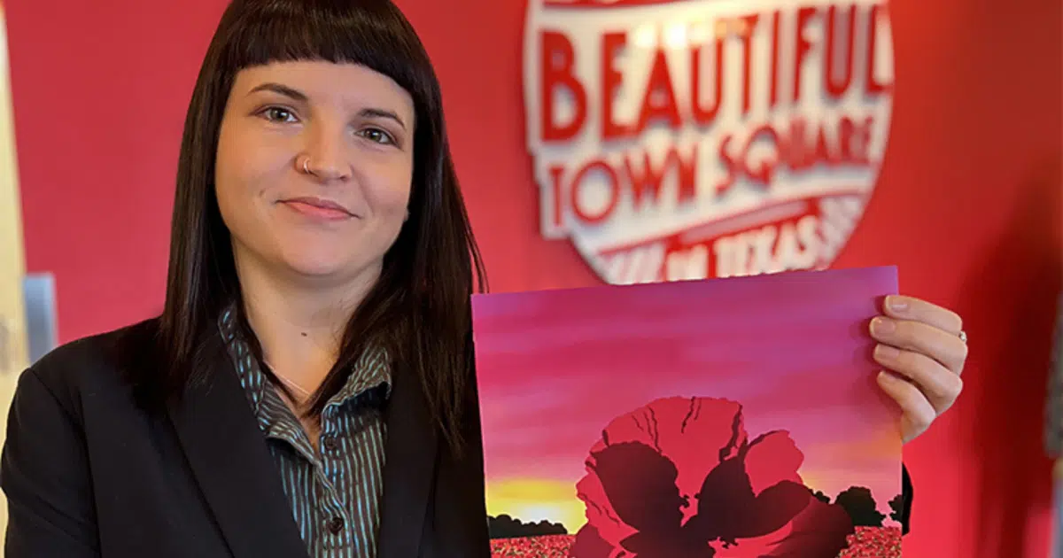 Winning 2023 Red Poppy Artist Selected | Hello Georgetown