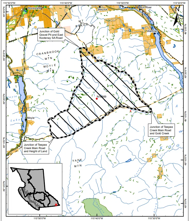 Area Restriction Order issued for Connell Ridge fire near Cranbrook ...