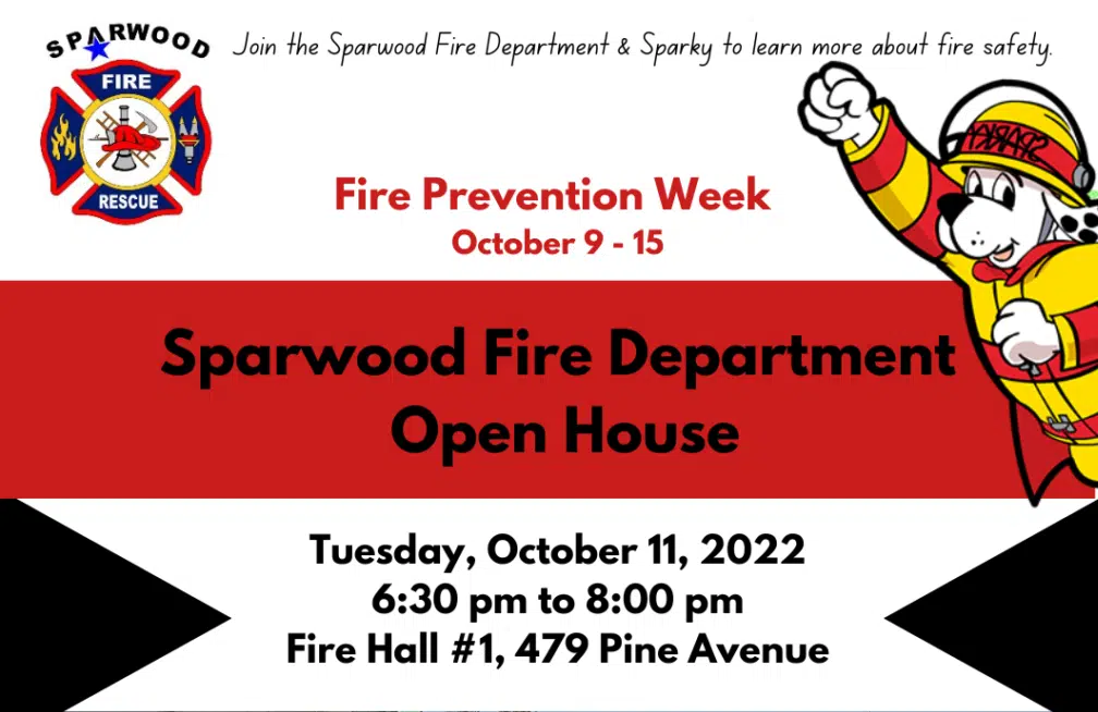 Sparwood Fire Department recognizing Fire Prevention Week | Wild 104.7 - East Kootenay's New Country