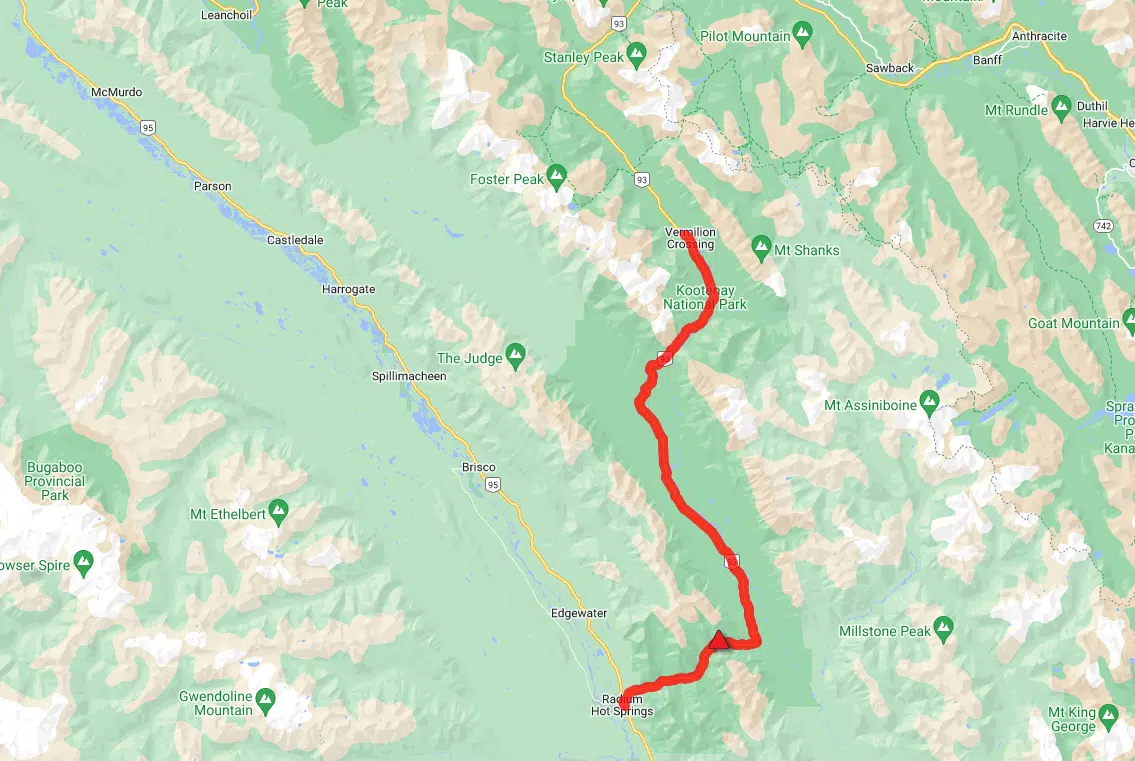 DriveBC map | 102.9 Rewind Radio