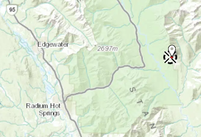 UPDATE: Mitchell Creek wildfire east of Radium Hot Springs estimated at ...