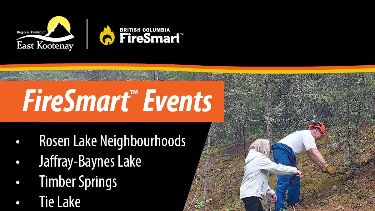 RDEK FireSmart program events happening through August | Wild 104.7 ...