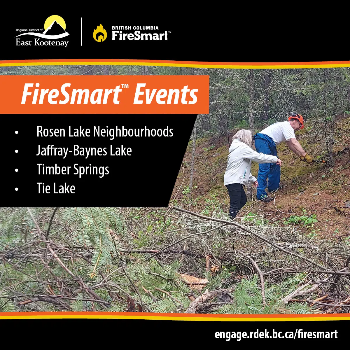 RDEK FireSmart program events happening through August | Wild 104.7 ...