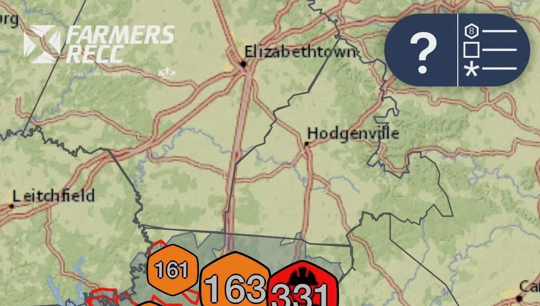 PHOTOS: FRECC map shows outages; gas station damaged by storm | Glasgow ...