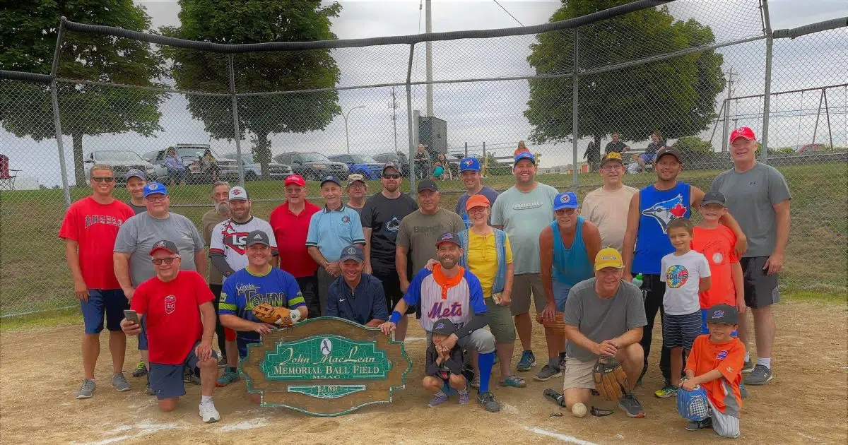 Michelin employees old and new send off company baseball field | CKBW