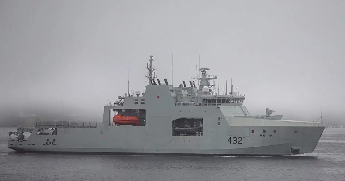 Canada welcomes new Arctic patrol ship HMCS Max Bernays | Y95.5