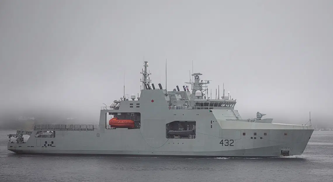Canada welcomes new Arctic patrol ship HMCS Max Bernays | Y95.5